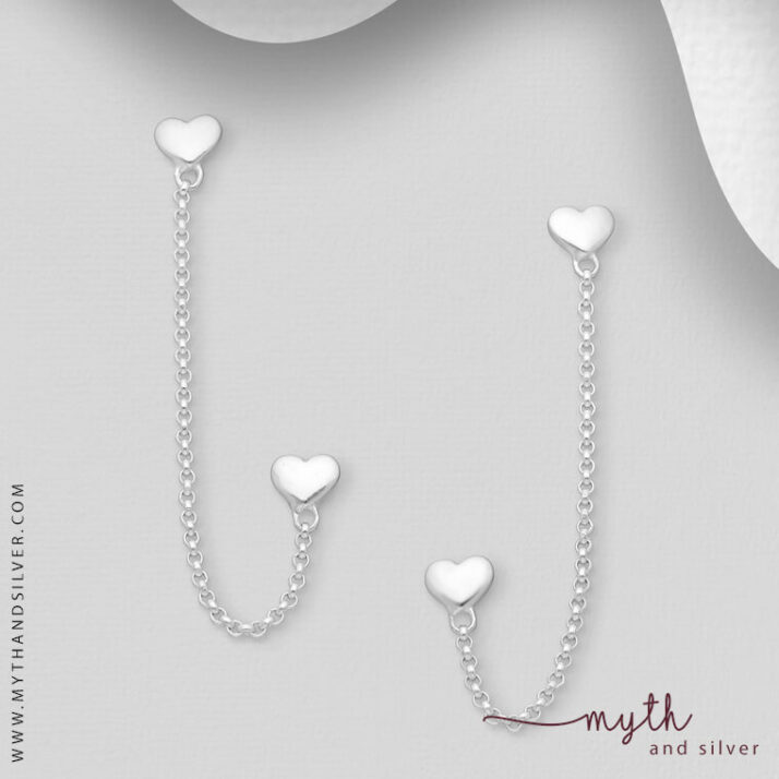 Double piercing earrings | Threader Earrings