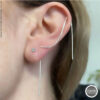 9 ways to wear threader earrings | Threader Earrings