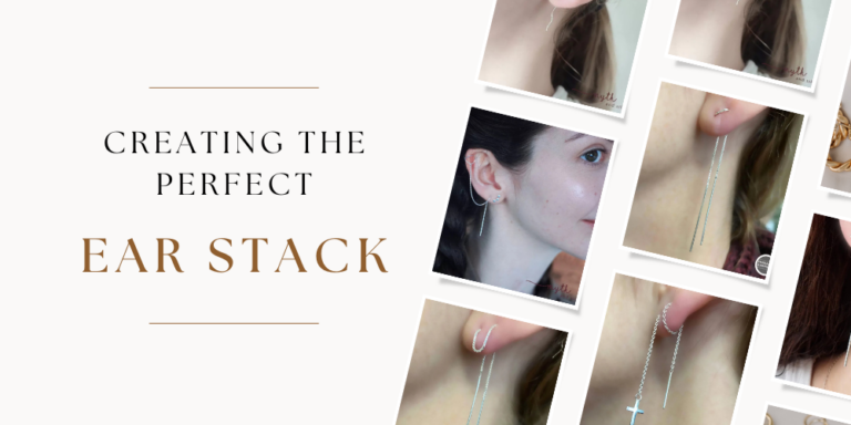 Creating the perfect ear stack with threader earrings and more ...